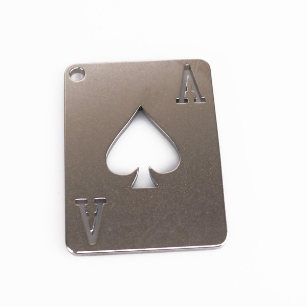 Ace of Spades Metal Card - Etsy