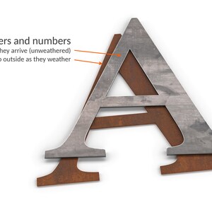 Rusty Metal Letters, Numbers, Symbols Font Custom Name or Words Rustic ...