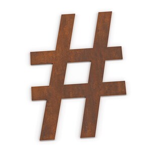 Rusty Metal Letters, Numbers, Symbols Font Custom Name or Words Rustic ...