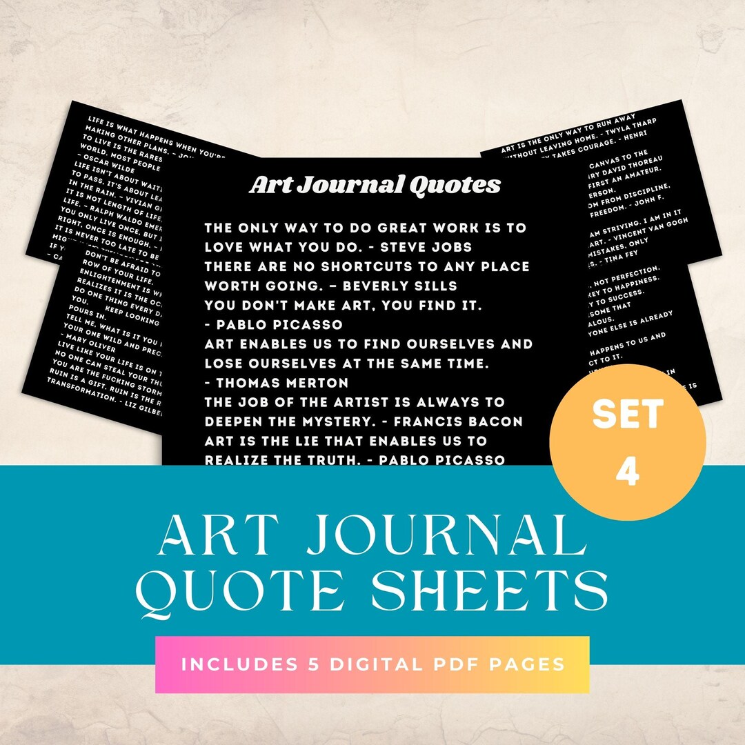 Art Journaling Quotes | Printable Ephemera, Set 4 (digital Download) - Etsy