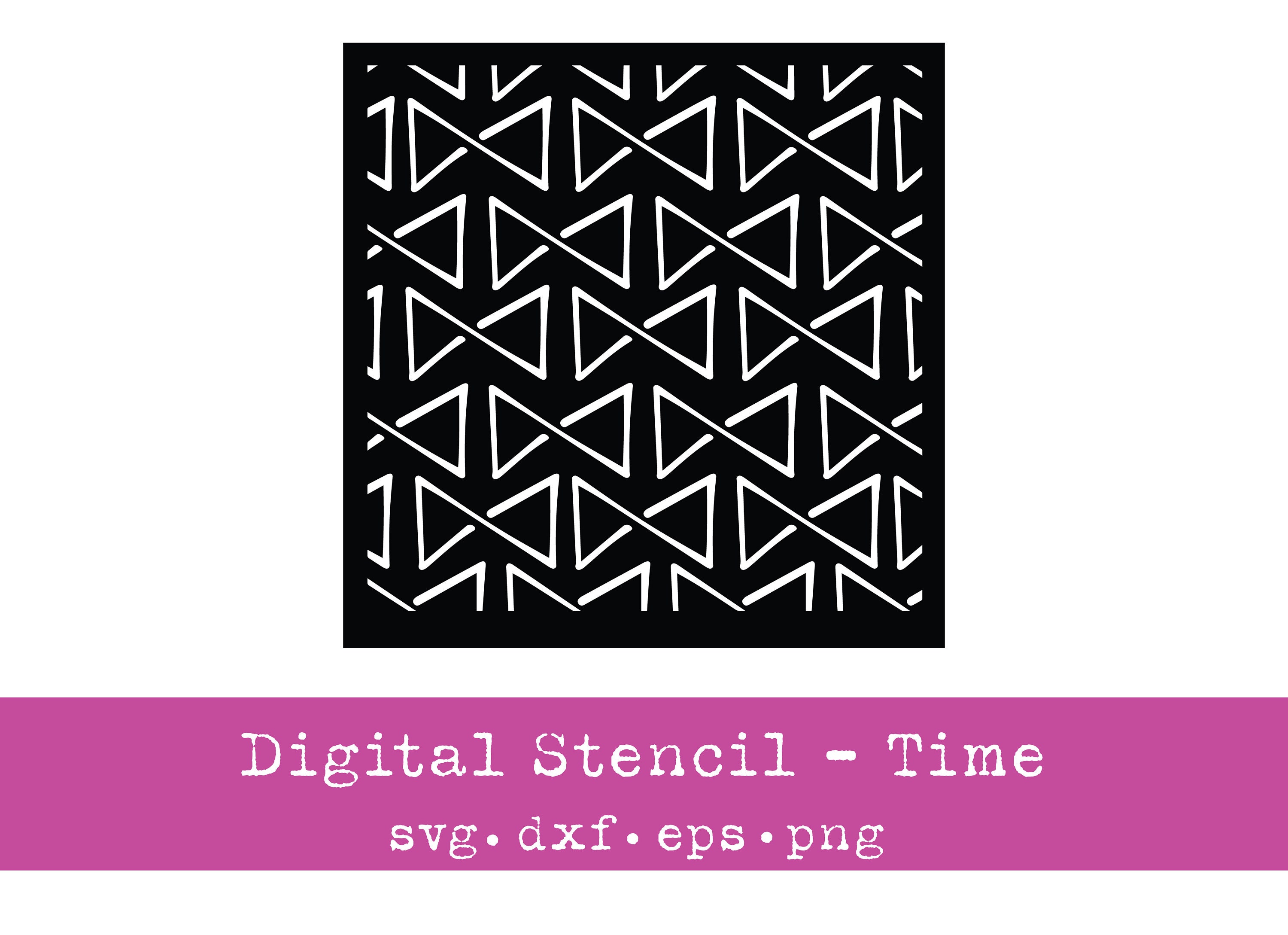 Plantilla digital / Patrón de tiempo / SVG / Archivo vectorial - Etsy ...