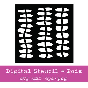 Digital Stencil | Pods Pattern | SVG | Vector File - Etsy Australia
