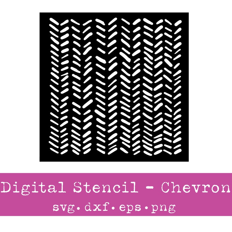 Chevron Stencil - Etsy