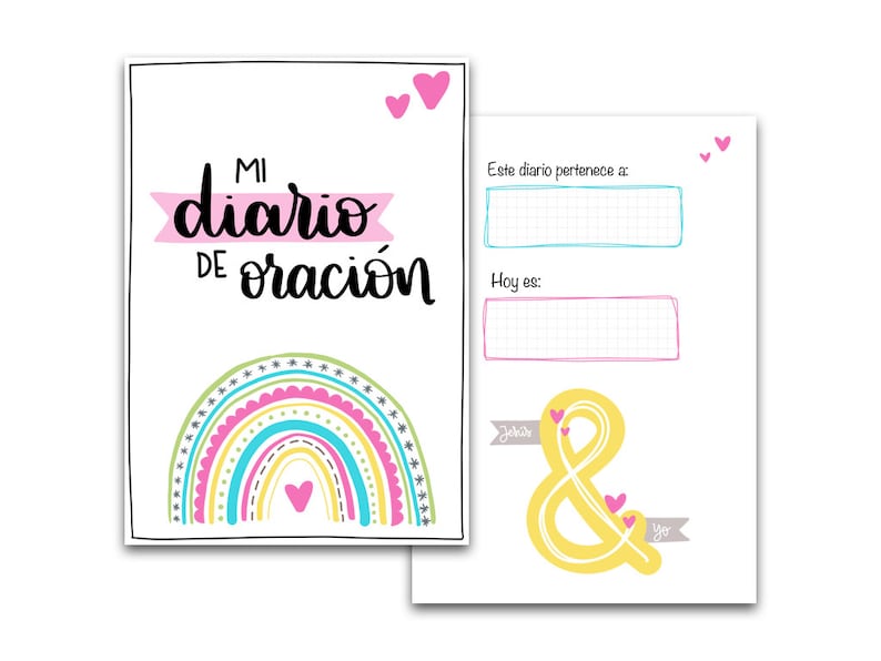 Diario de oración para niñas - Diario de oración para imprimir ...