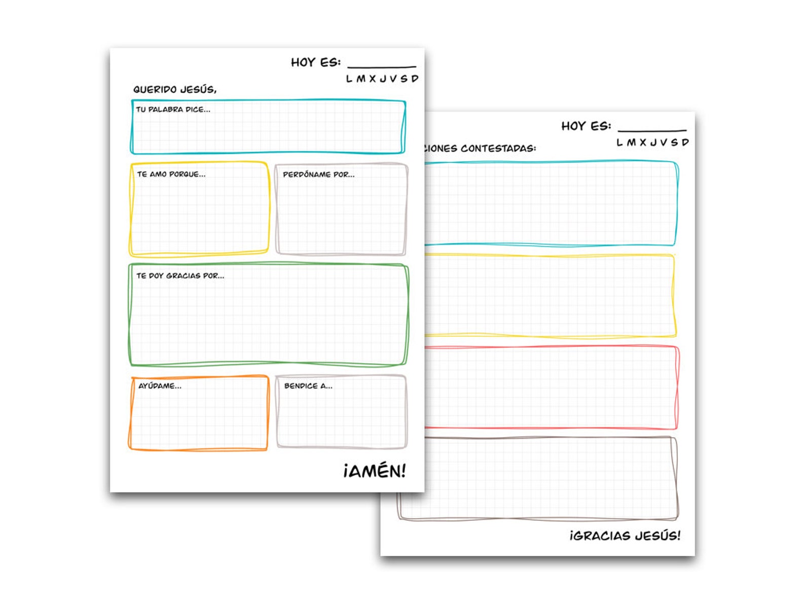 Diario de oración para niños PDF digital - Etsy México