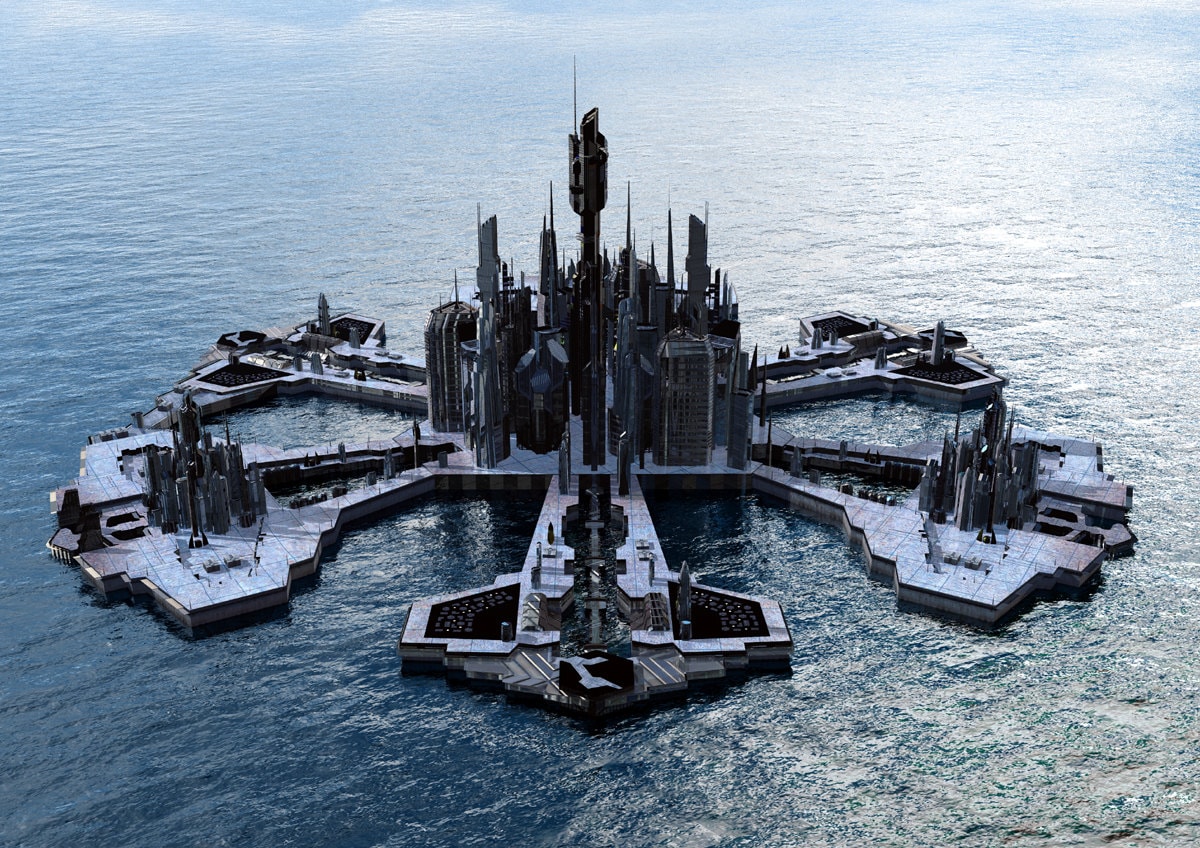 Stargate Atlantis Digital Art Glossy Print 'Blue | Etsy