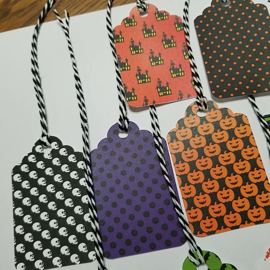 Halloween Themed Gift Tags Gift Tags Halloween Gift Tags - Etsy