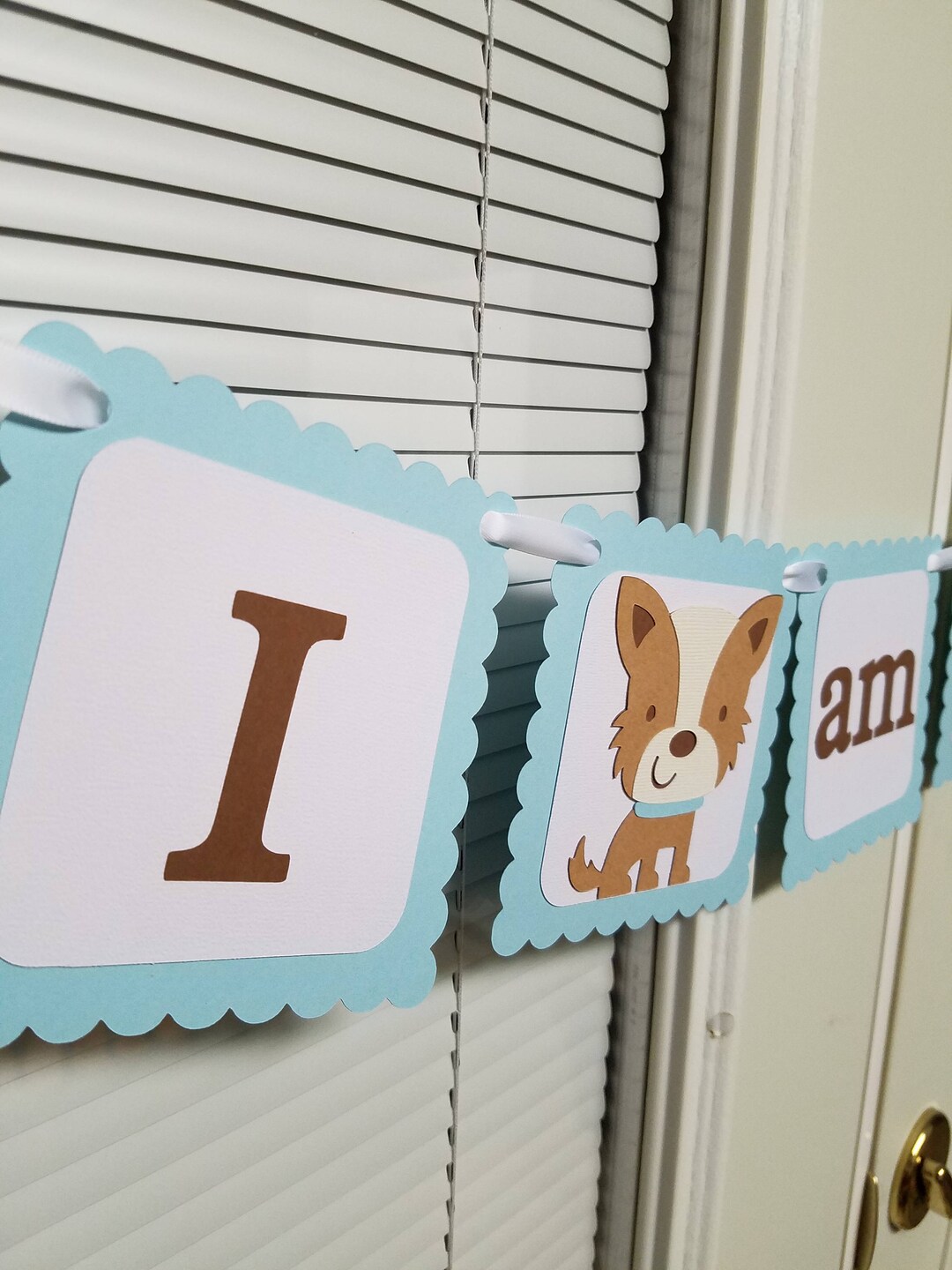 Puppy Banner, Puppy Birthday Party, Puppy Highchair Banner, Puppy Party ...