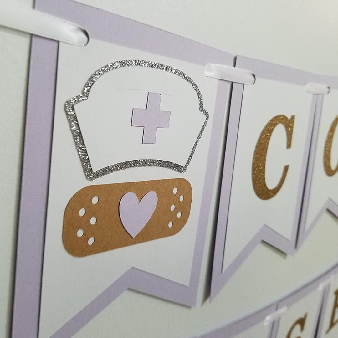 Nurse Banner, Nurse Graduation Banner, Nurse Party Decorations, Nurse ...