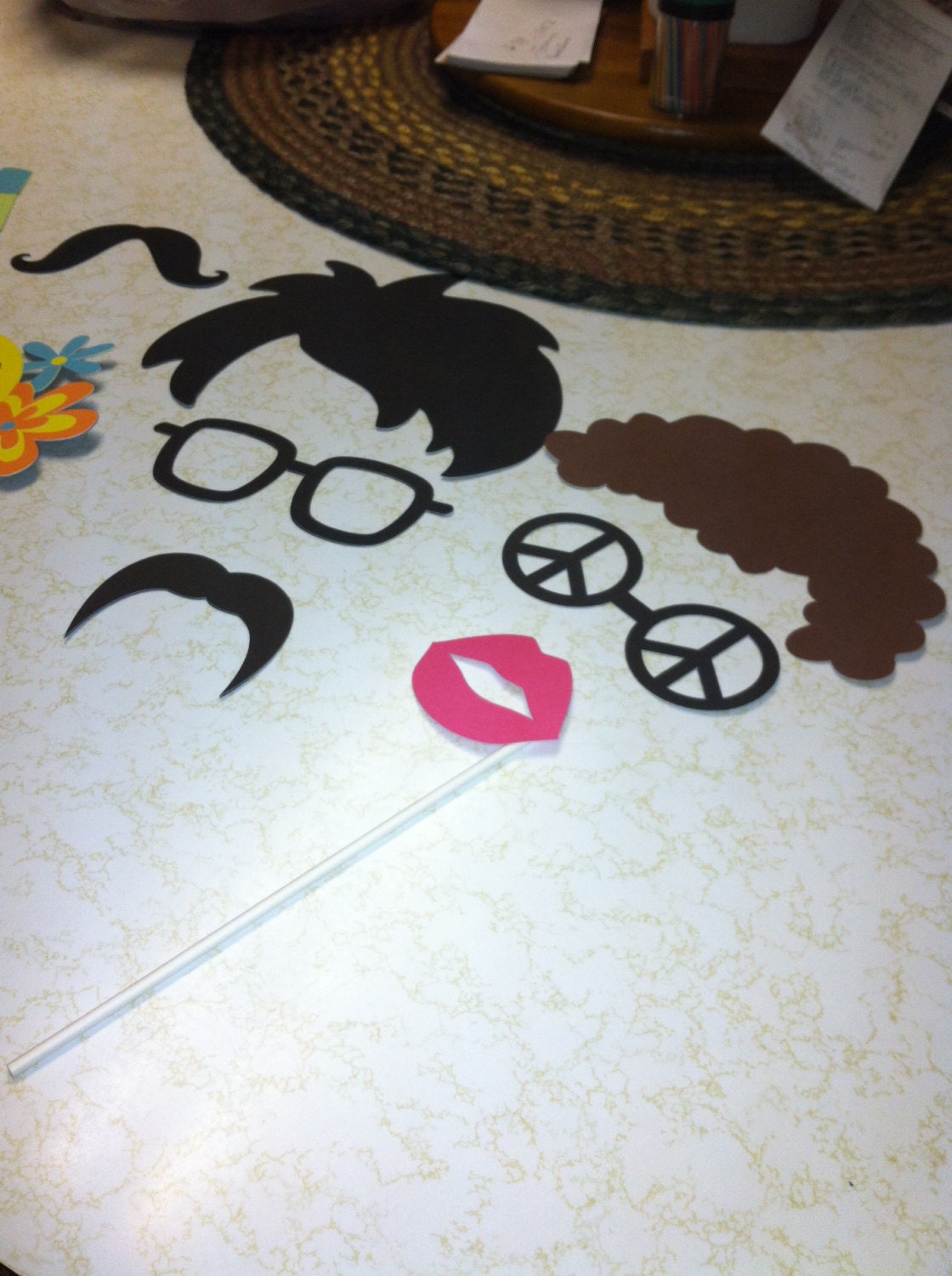 70's Photo Prop Sticks - Etsy