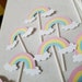 Rainbow Cupcake Toppers, Rainbow Party Decorations, Rainbow Cake Topper ...