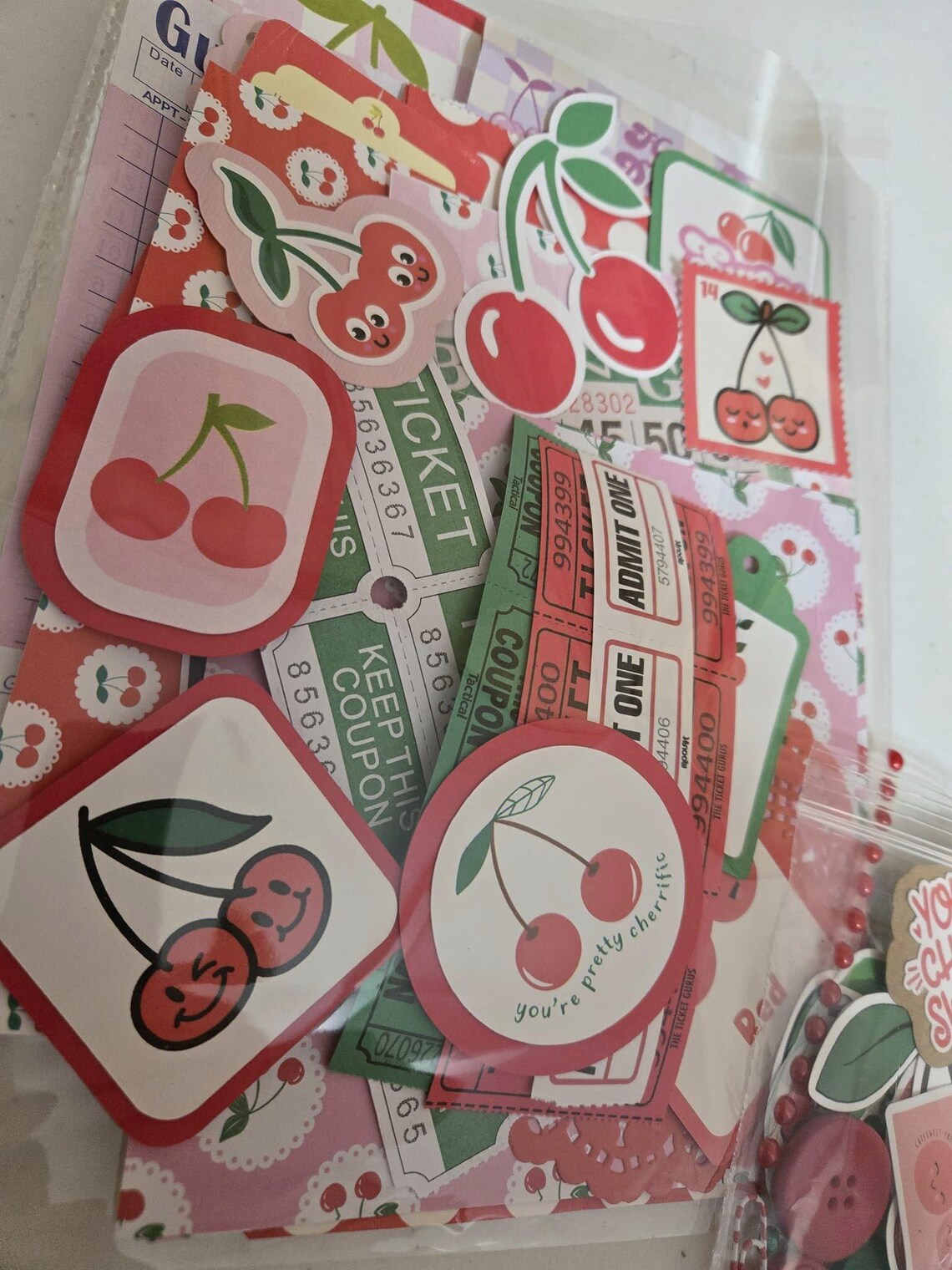 Mystery Cherry Junk Journal Kit, Mystery Junk Journal Kit, Junk Journal ...