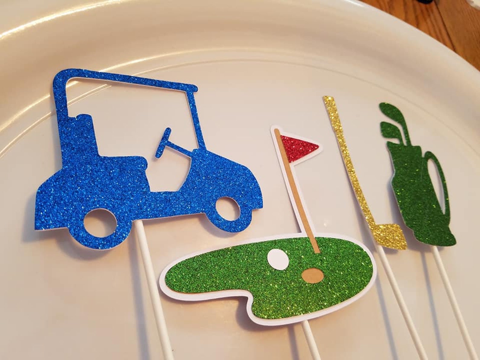 Golf Cupcake Toppers Golf Birthday Party Golf Party - Etsy