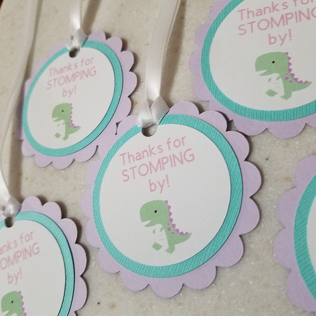 Dinosaur Favor Tags, Dinosaur Table Scatter, Princess Dinosaur Party ...
