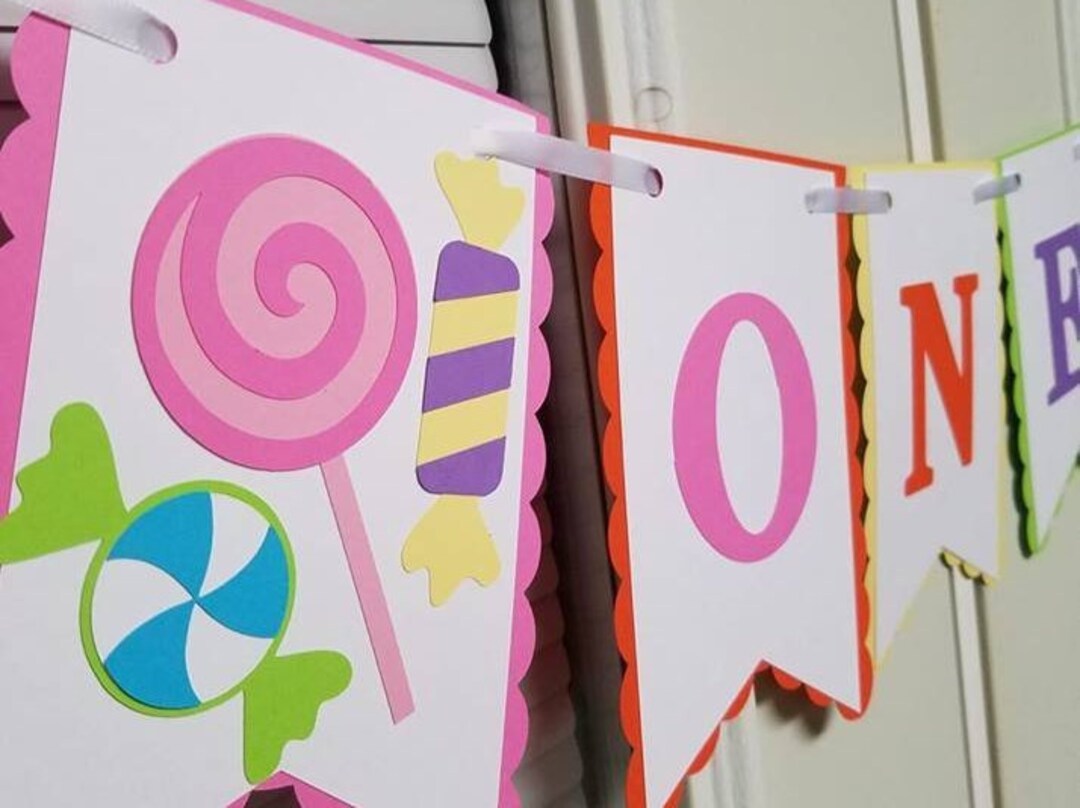 Candy Decorations, Candy Banner, Candy Cutouts, Candy Die Cuts, Candy ...
