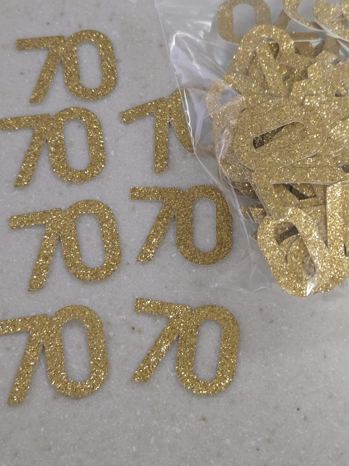 Number Confetti, Age Confetti, Confetti, Birthday Confetti, Retirement ...