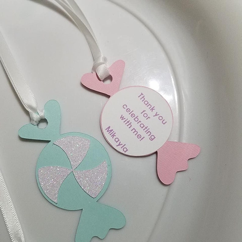 Candy Party Favor Tags Candy Favor Tags Candy Themed Favor - Etsy