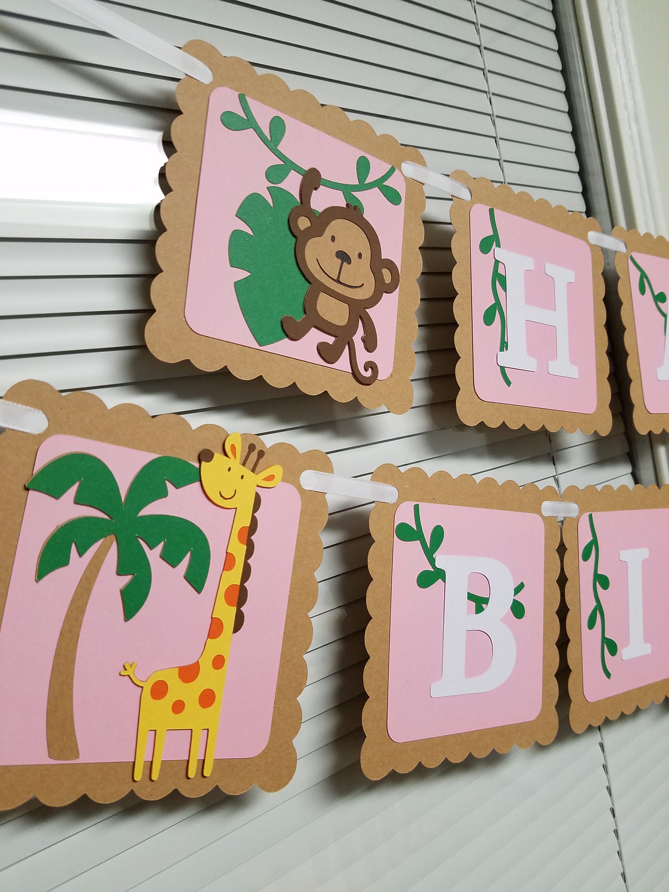 Safari Happy Birthday Banner, Jungle Birthday Banner, Safari ...