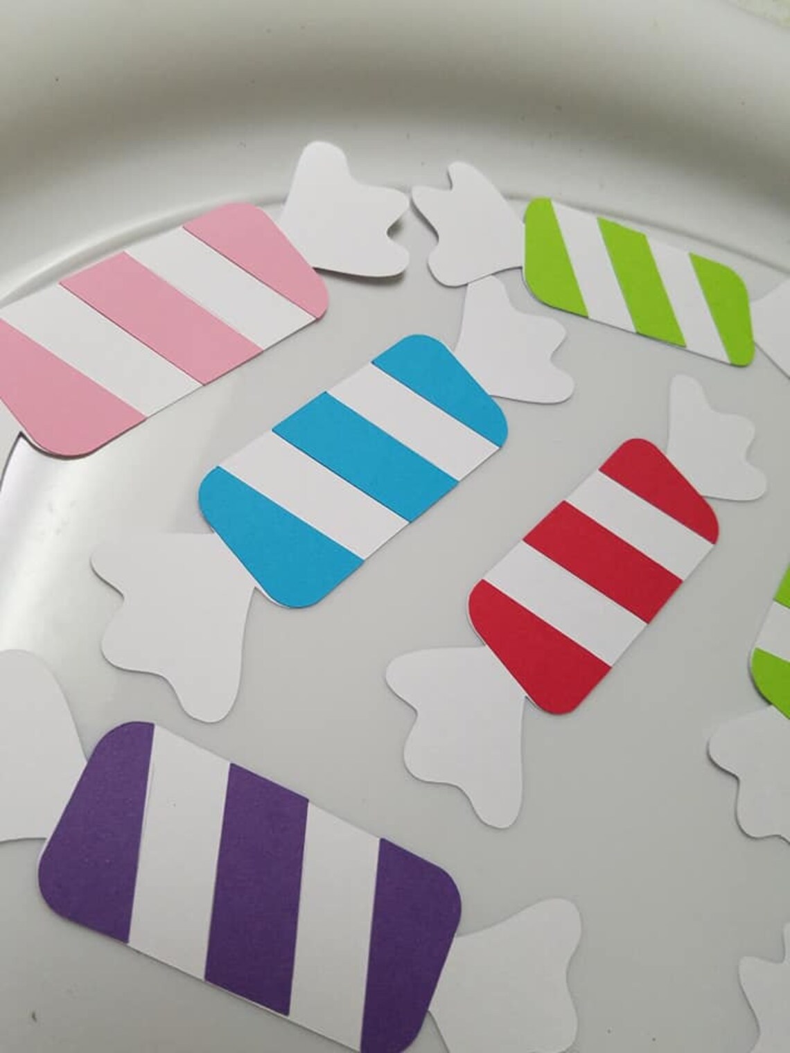 Candy Decorations Candy Cutouts Candy Die Cuts Candyland | Etsy