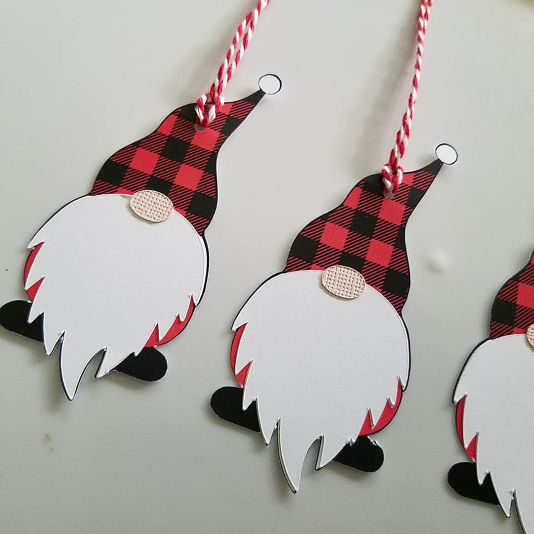 Gnome Gift Tags, Gnome Christmas Gift Tags, Gift Tags, Holiday Gift ...