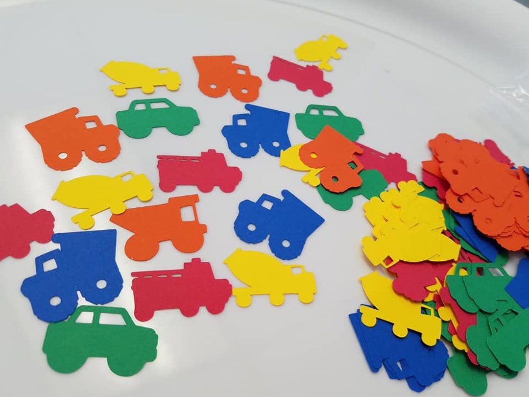 Transportation Confetti, Transportation Decorations, 20 Ready to Ship ...