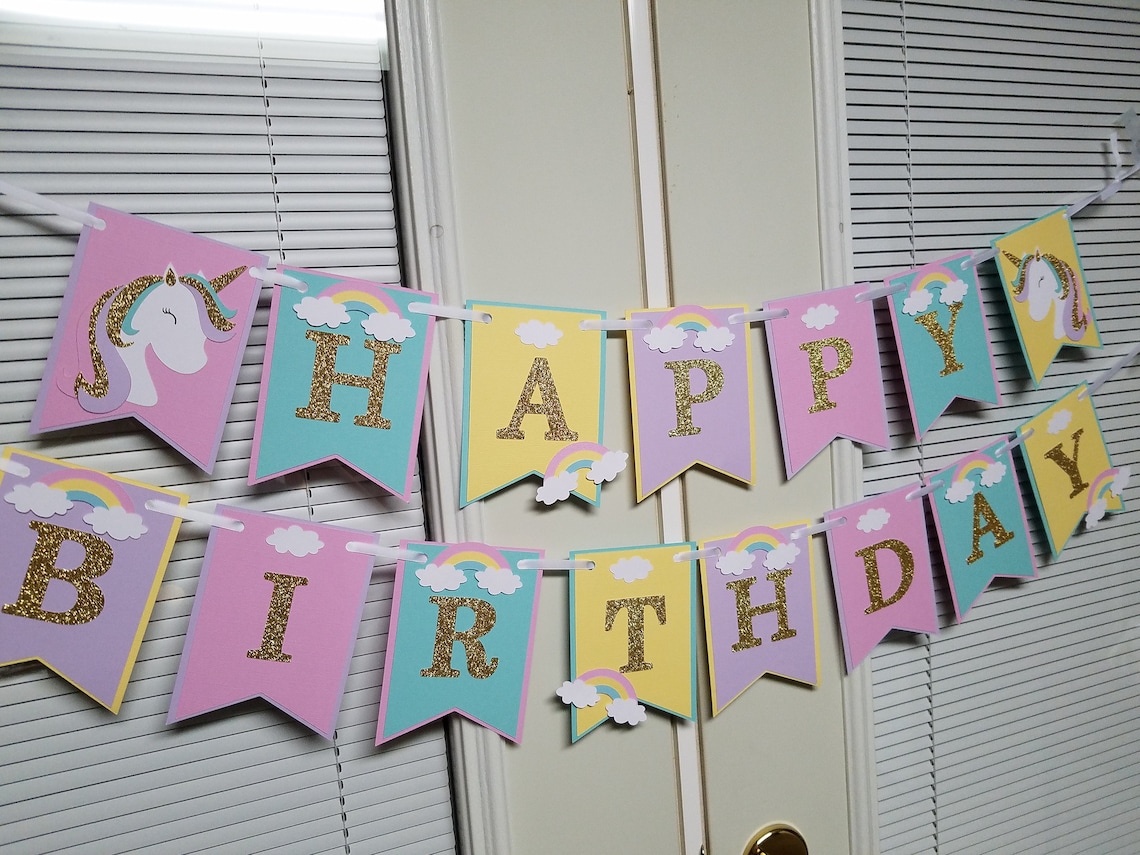 Unicorn Cupcake Toppers/ Unicorn Birthday/ Unicorn Party Decorations ...