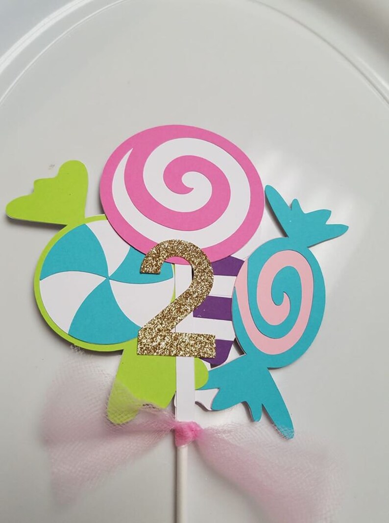 Candy Cake Topper Candy Cutouts Candy Die Cuts Candy - Etsy