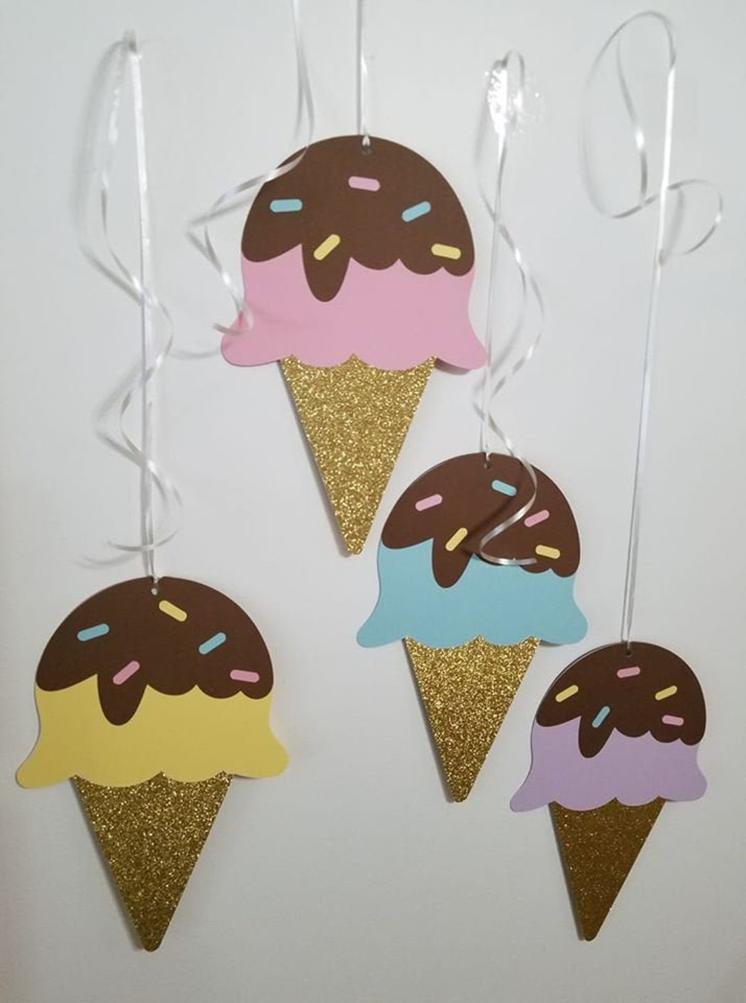 Ice Cream Decorations, Ice Cream Ceiling Hangers, Ice Cream Banner, Ice ...