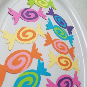 Candy Decorations, Candy Cutouts, Candy Die Cuts, Candy Party, Candy ...