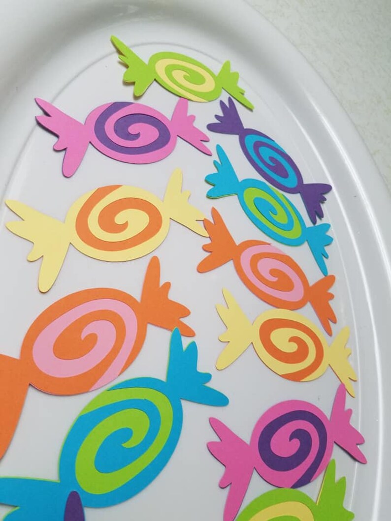 Candy Decorations Candy Cutouts Candy Die Cuts Candy Party - Etsy