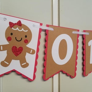 Gingerbread Man Banner, Gingerbread Banner, Gingerbread Birthday Party ...