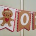 Gingerbread Banner, Gingerbread Banner, Gingerbread Birthday Party ...