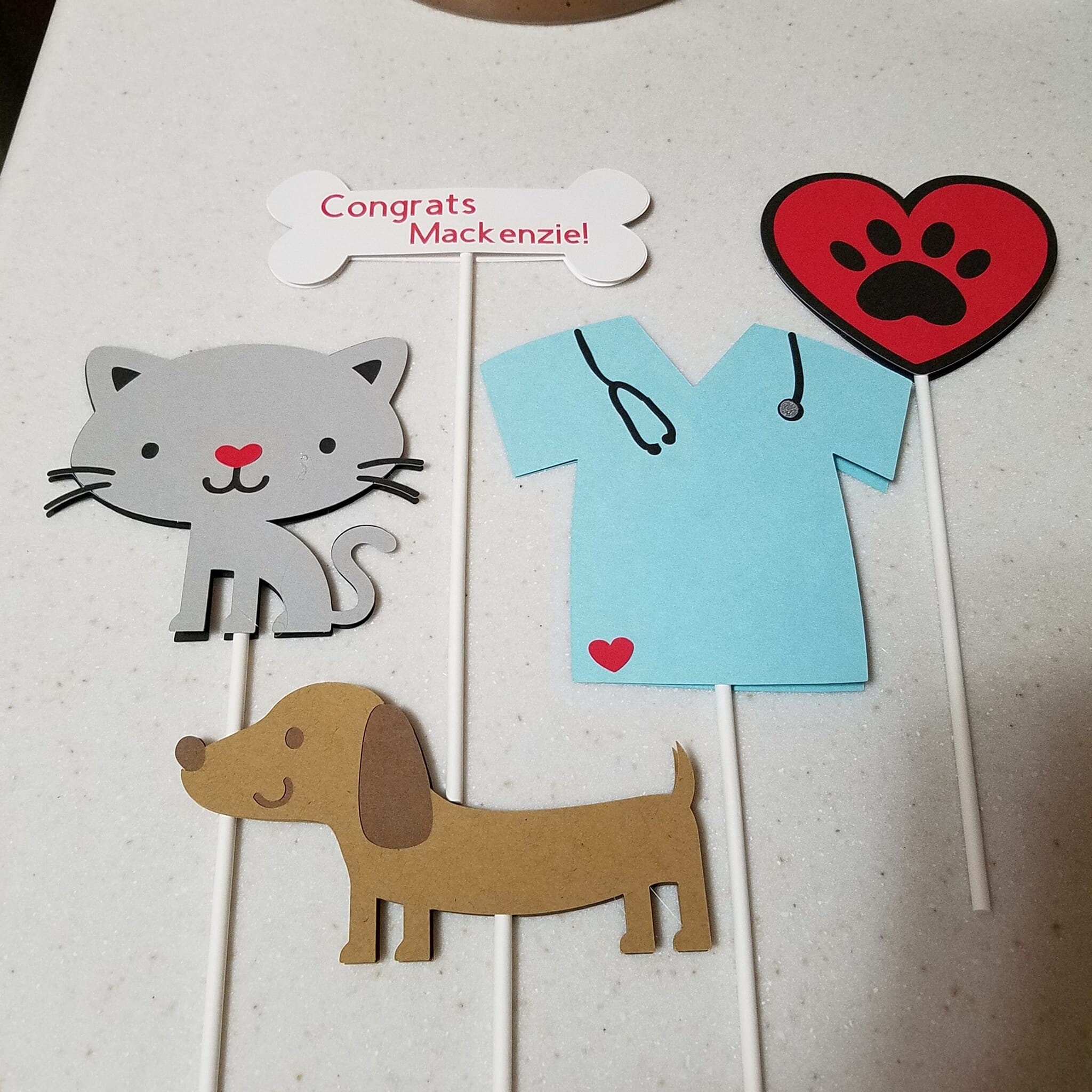 Veterinarian Centerpiece Sticks, Nurse Centerpiece Sticks, Vet ...