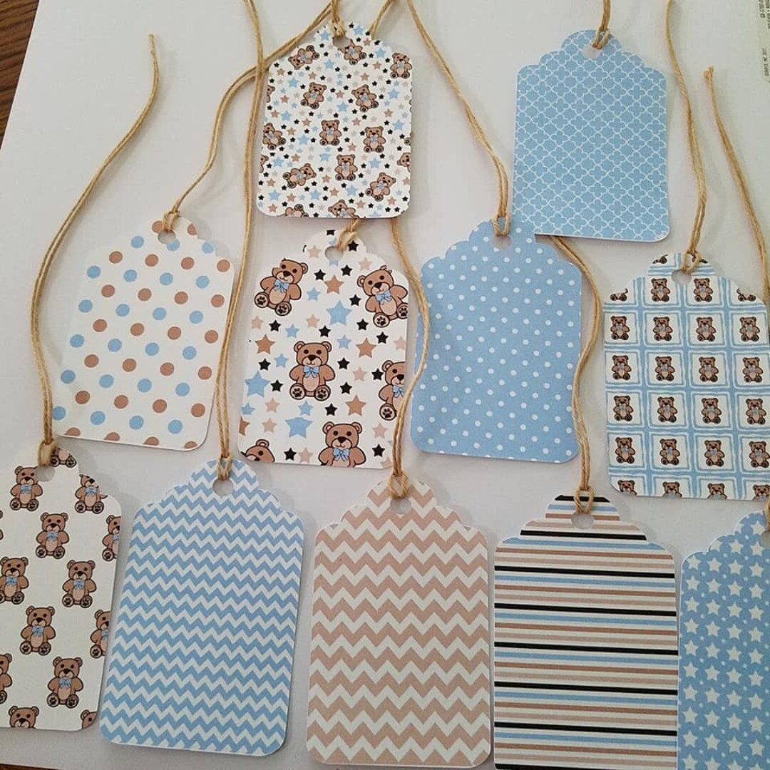 Teddy Bear Themed Gift Tags, Gift Tags, Woodland Gift Tags, Boy Gift ...