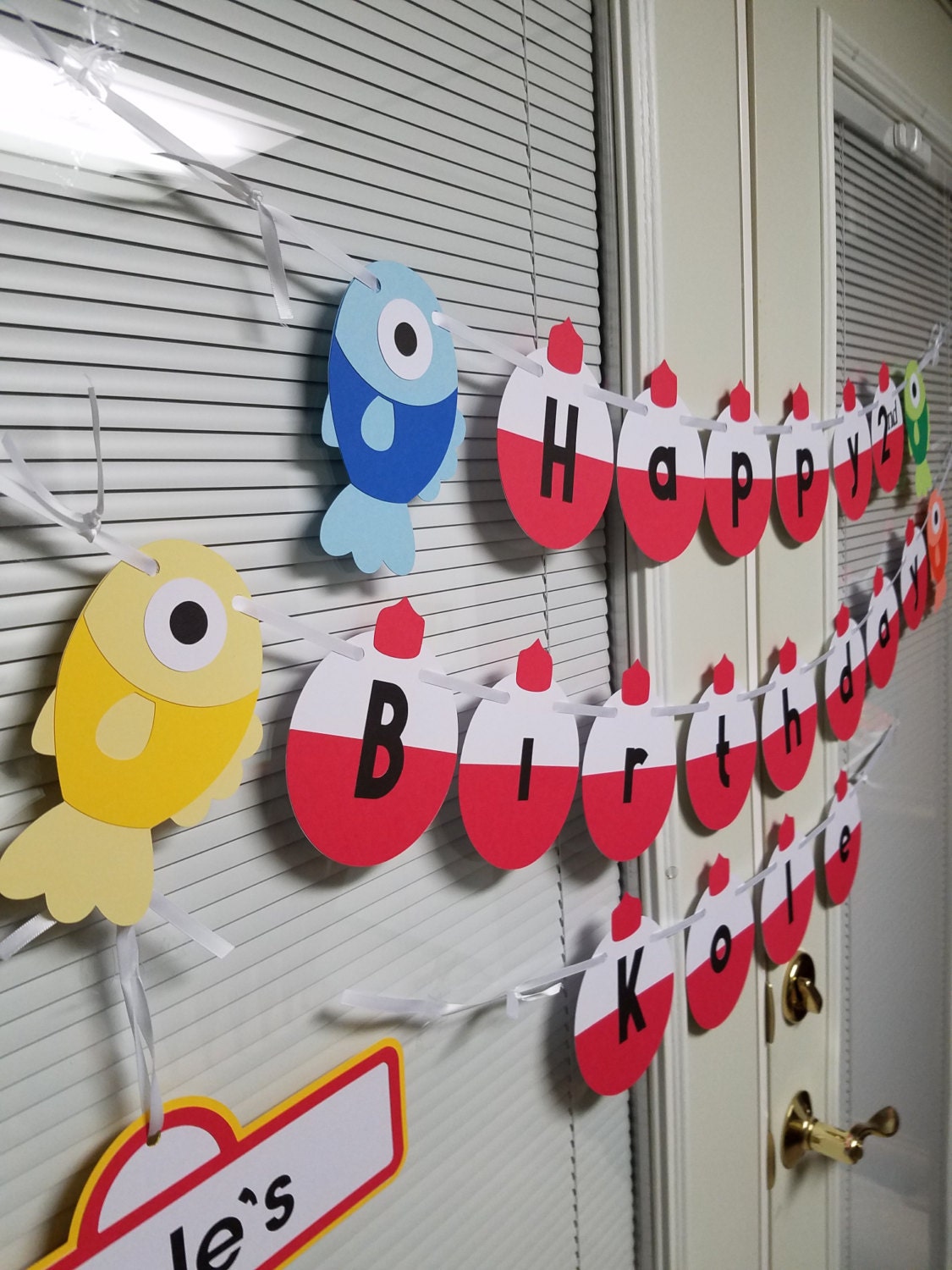 Fish Banner, Fish Party Package, Fish Party, Fish Birthday Banner ...