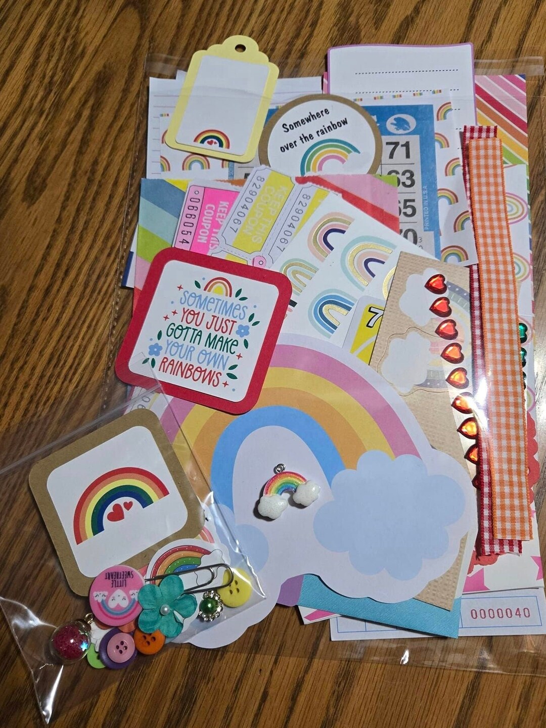 Over the Rainbow Junk Journal Kit, Mystery Junk Journal Kit, Junk ...