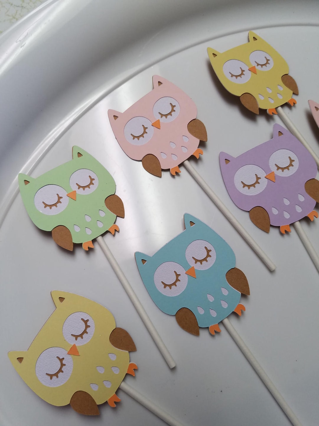 Owl Cupcake Toppers, Owl Baby Shower, Owl Birthday, Owl Party, Owl ...