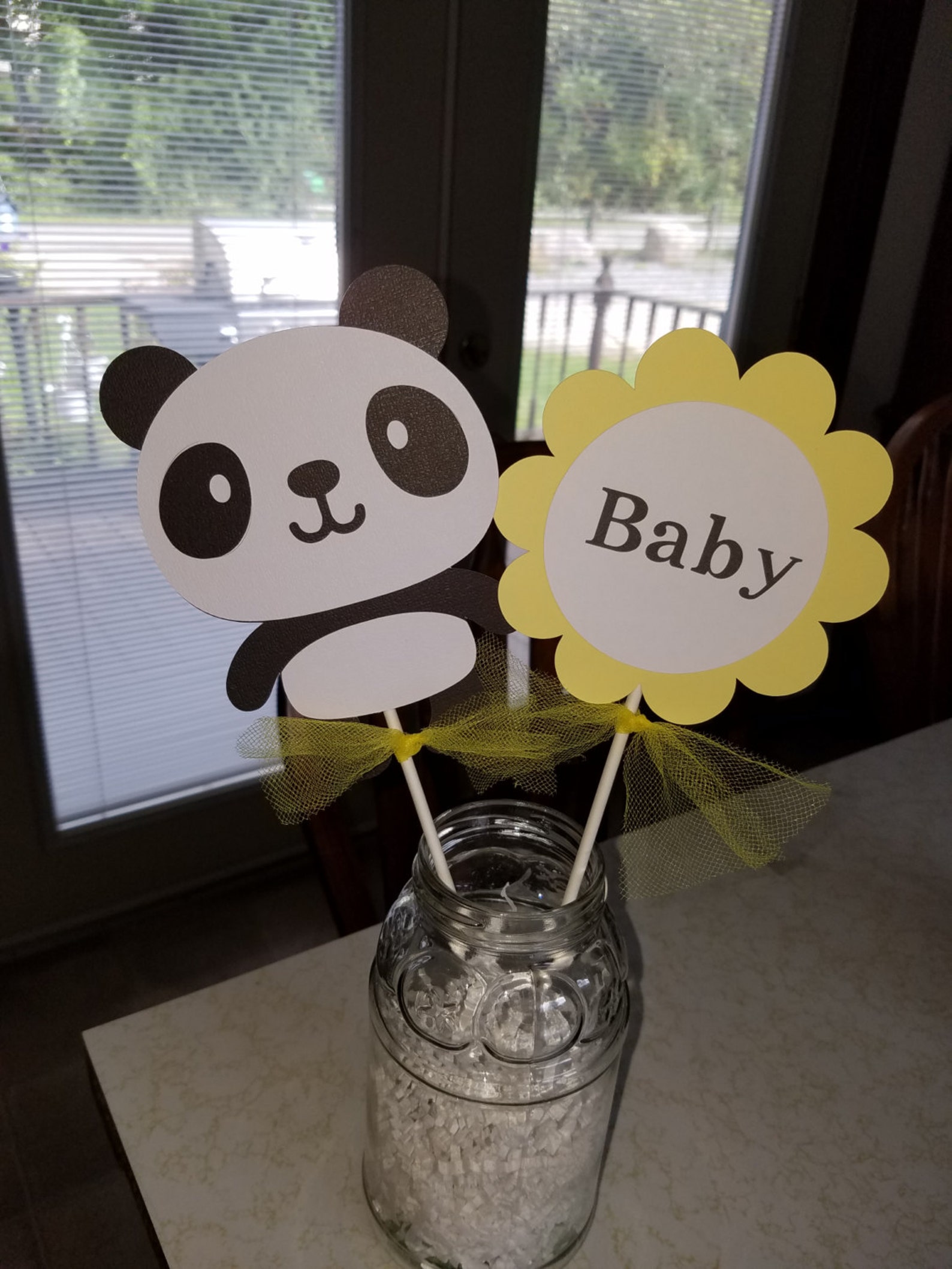 Panda Bear Centerpiece Panda Bear Baby Shower Panda Bear - Etsy