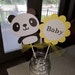 Panda Bear Centerpiece, Panda Bear Baby Shower, Panda Bear Centerpiece ...