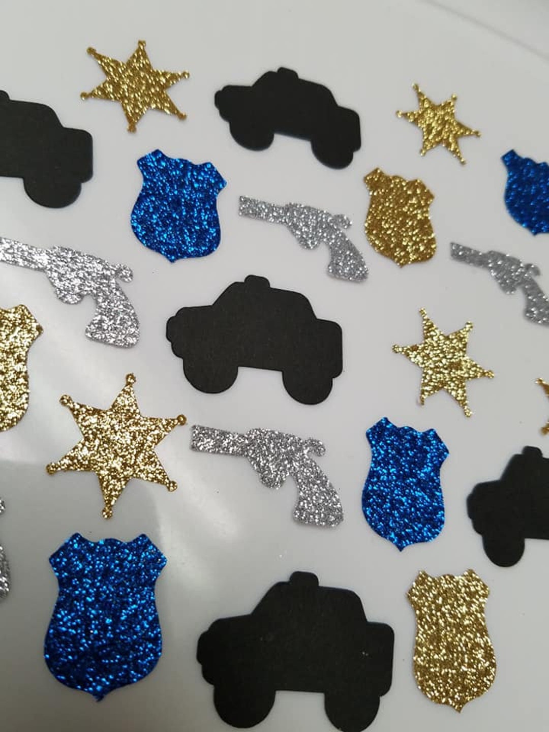 Police Confetti, Police Personalized Confetti, 100 Pieces, Police Party ...