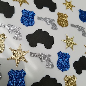 Police Confetti Police Personalized Confetti 100 Pieces - Etsy