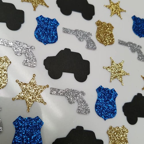 Police Confetti Police Personalized Confetti 100 Pieces - Etsy