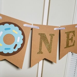 Donut Banner Donut One Banner Donut Birthday Banner Donut - Etsy
