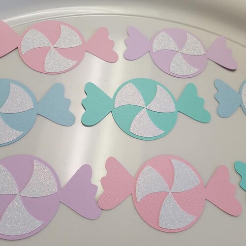 Candy Decorations Candy Cutouts Candy Die Cuts Candy Party - Etsy