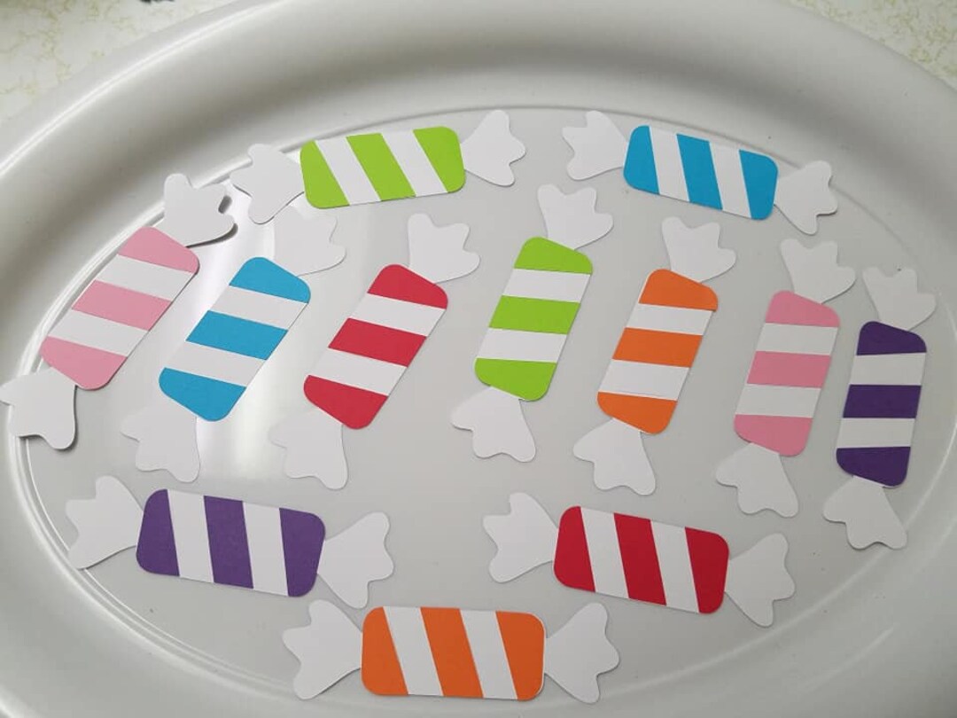 Candy Decorations, Candy Cutouts, Candy Die Cuts, Candy Party, Candy ...