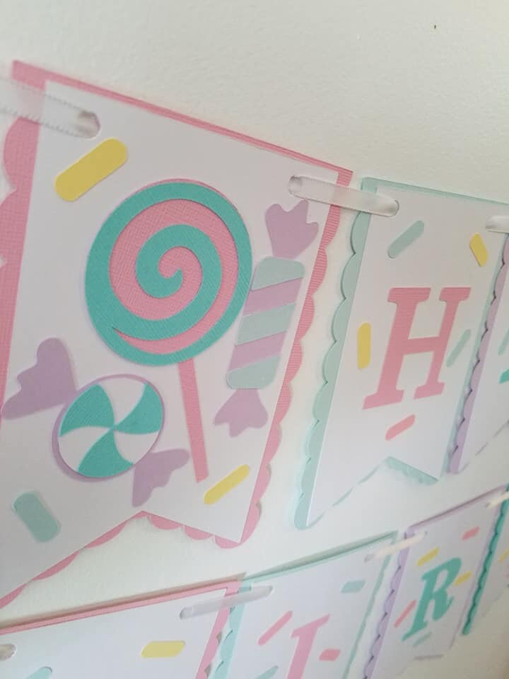 Candy Decorations, Candy Banner, Candy Cutouts, Candy Decorations ...