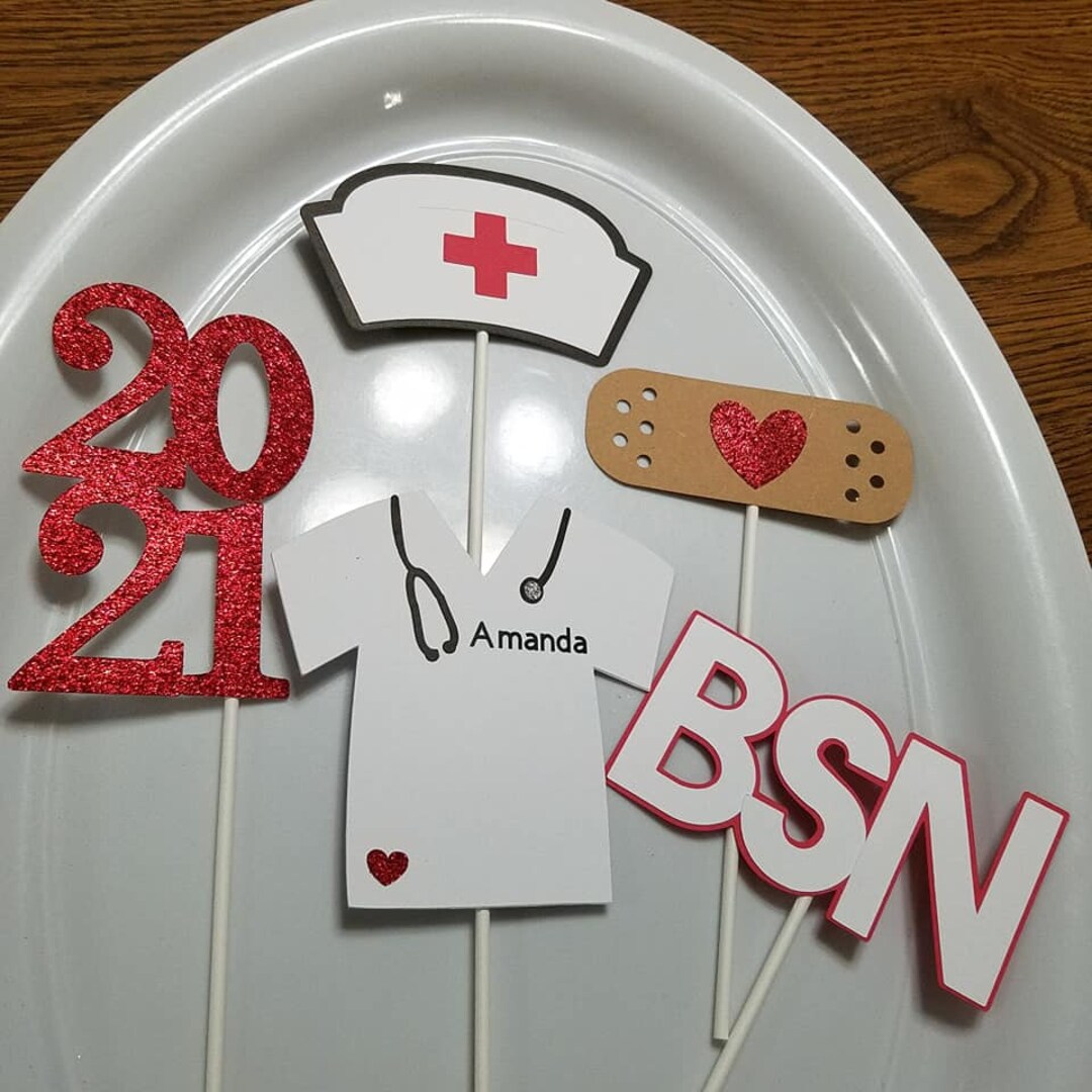 Nurse Centerpiece Sticks, Nurse Decorations, Nurse Graduation ...