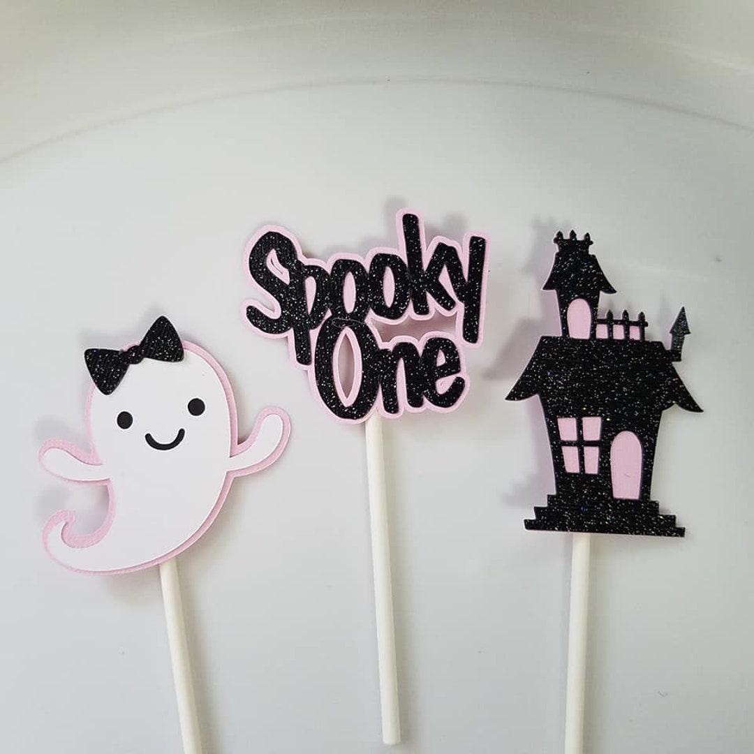 Spooky One Halloween Centerpiece Sticks, Spooky One Party, Ghost ...