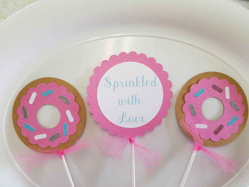 Donut Centerpiece Donut Party Sprinkle Party Sprinkle | Etsy