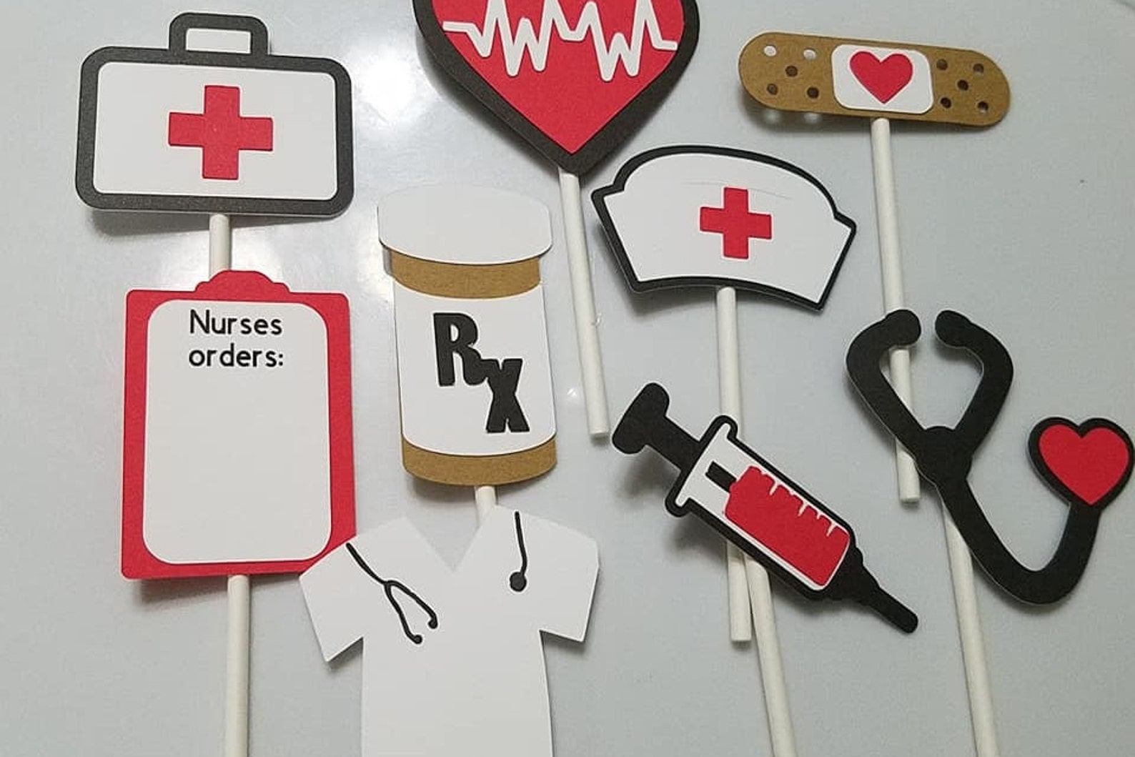 Nurse Cupcake Toppers Nurse Decorations Nurse Graduation - Etsy